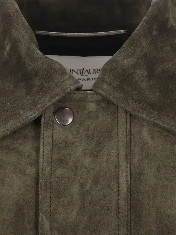 Saint Laurent Vintage Split Leather Bomber Jacket