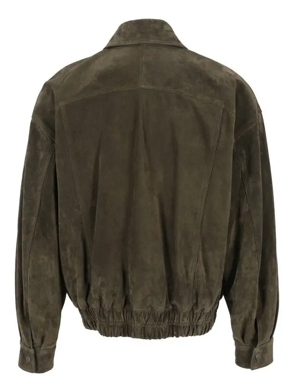 Saint Laurent Vintage Split Leather Bomber Jacket