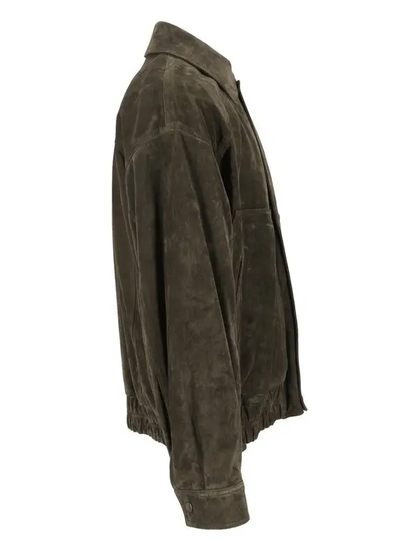 Saint Laurent Vintage Split Leather Bomber Jacket