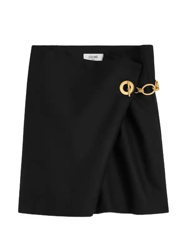 Celine Mohair Wool Shorts