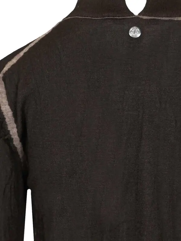 Acne Studios Crumpled V-neck Sweater - Brown