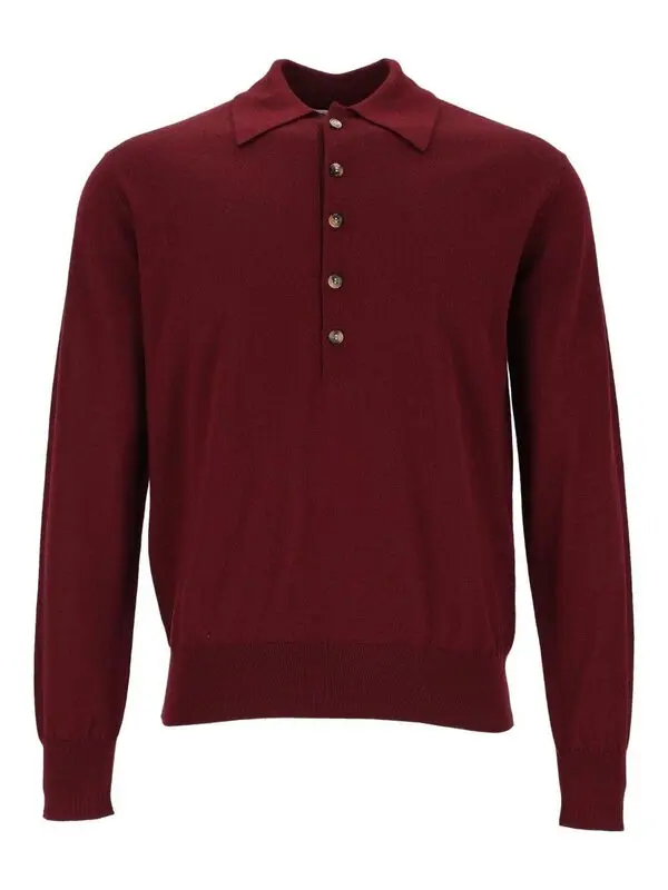 Dries Van Noten Muano Wool Polo Shirt