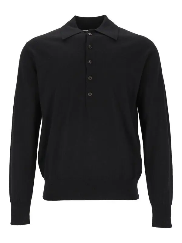 Dries Van Noten Muano Wool Polo Shirt