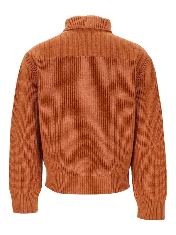Dries Van Noten Marino Wool Cardigan - Yellow