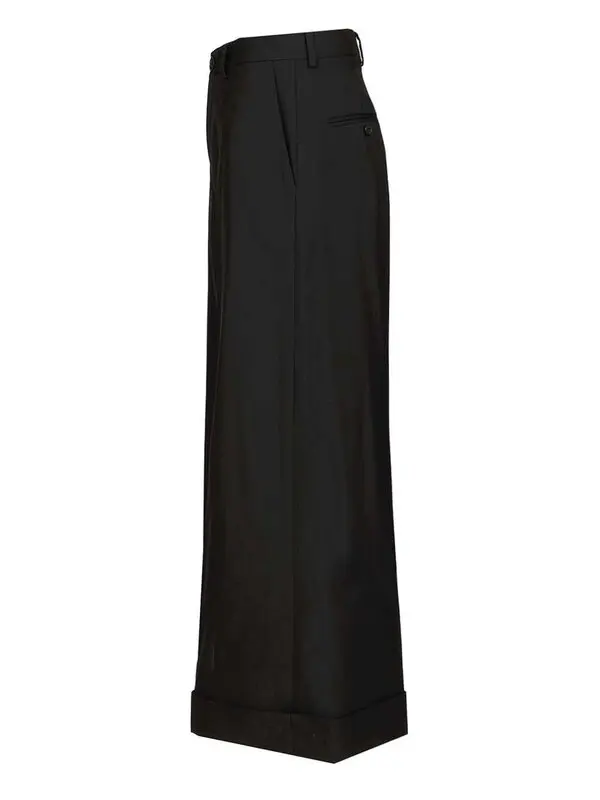 Celine Wool Gabardine Dock Trousers