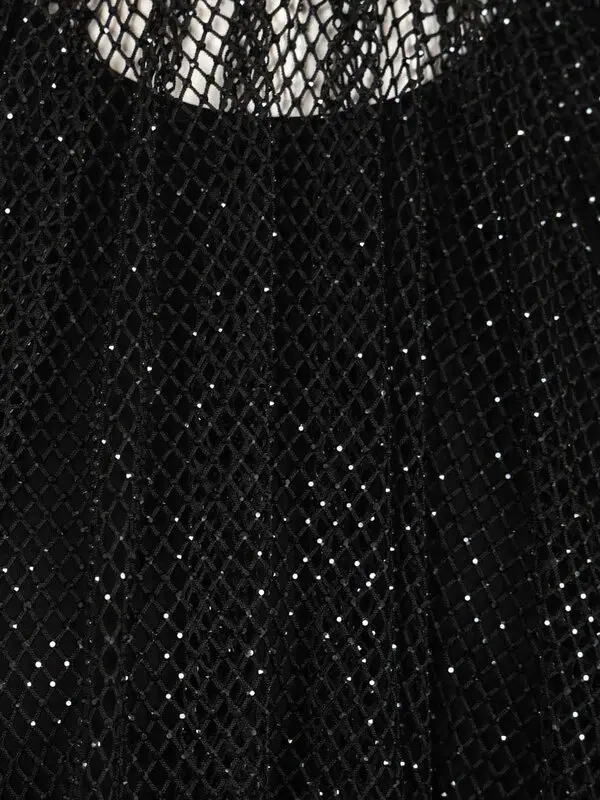 Sportmax Mesh Top With Crystals