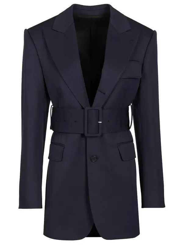 Celine Column Jacket - Blue