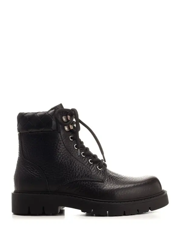 Bottega Veneta Haddock Lace-up Boots - Black