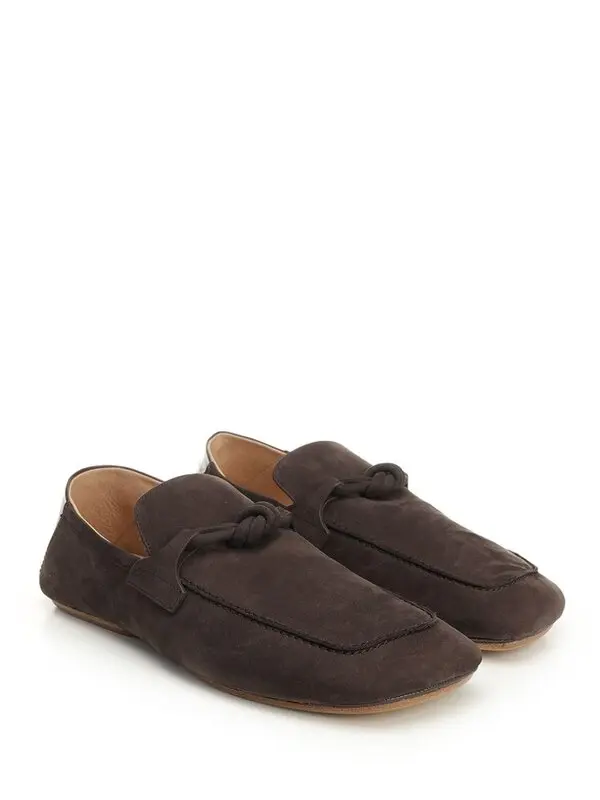 Bottega Veneta Daddy Suede Moccasins