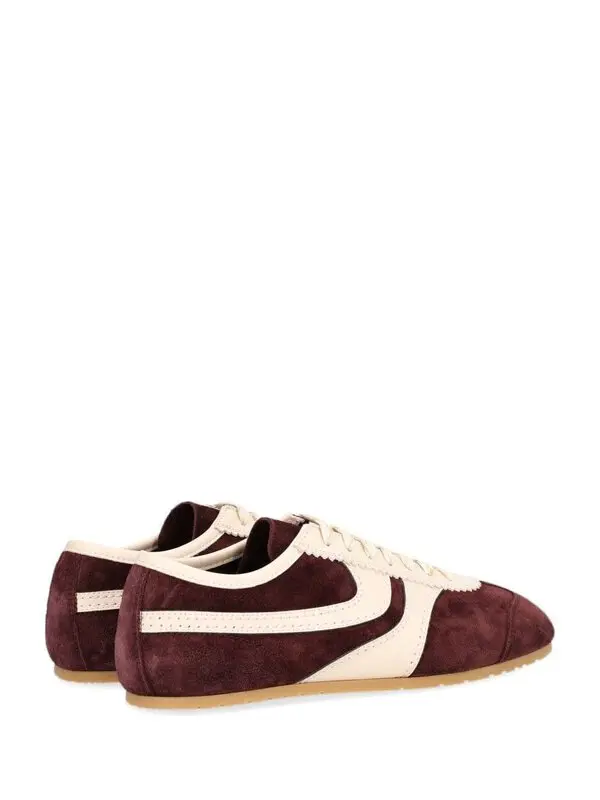 Dries Van Noten Suede Sneakers With Leather Trim