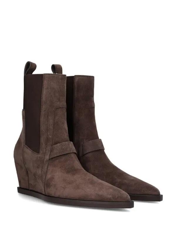 Rick Owens Sharp Wedge Ankle Boots