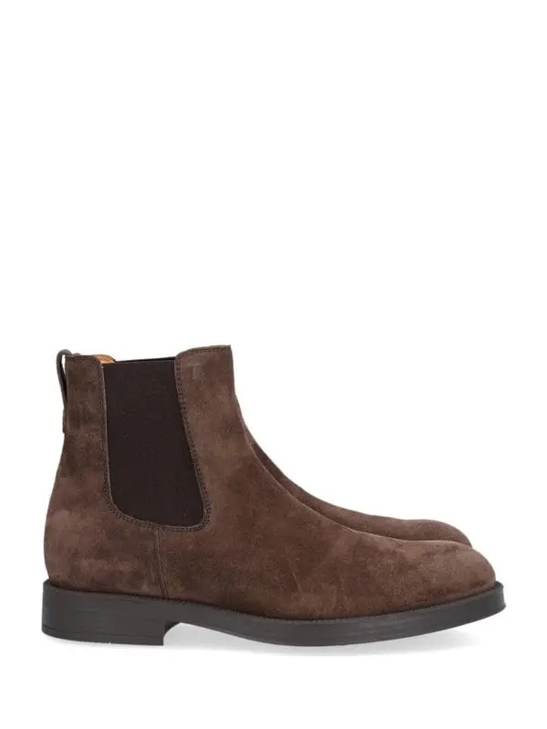TOD'S Suede Chelsea Boot - Brown