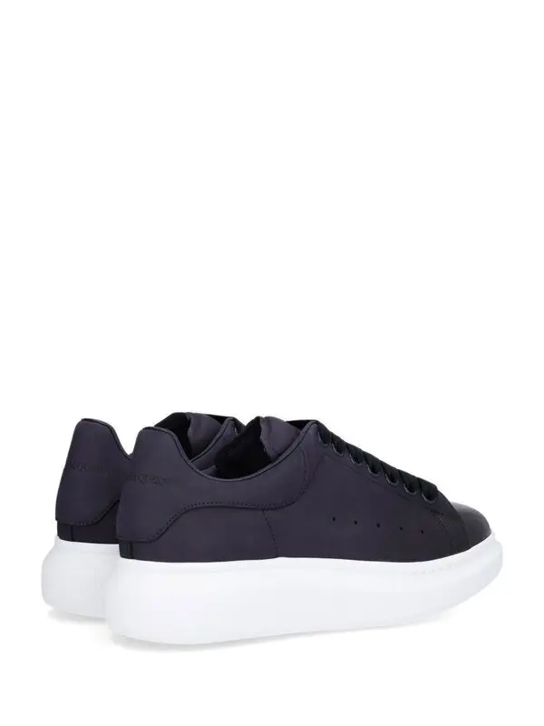 Alexander McQueen Oversized Leather Sneakers - Blue
