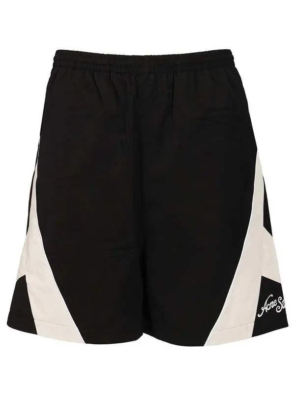 Acne Studios Casual Nylon Shorts - Black