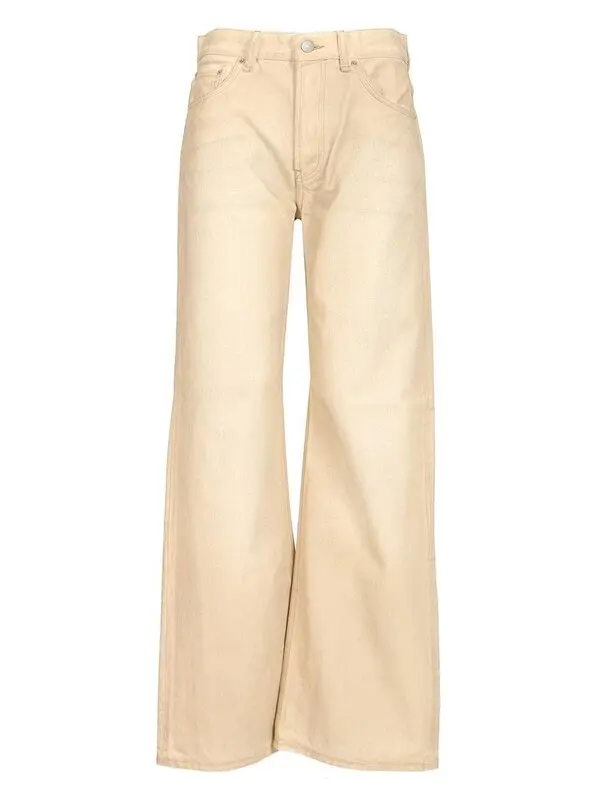 Acne Studios Wide Leg Jeans - Cream