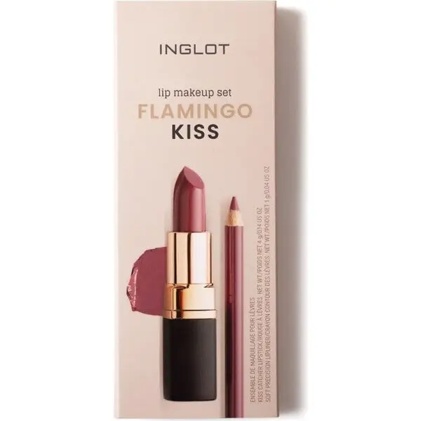 INGLOT Lip Makeup Set Tango Kiss - Pink