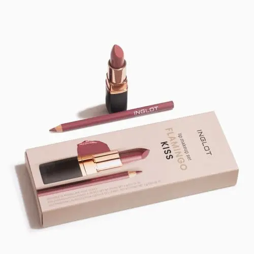 INGLOT Lip Makeup Set Tango Kiss - Pink