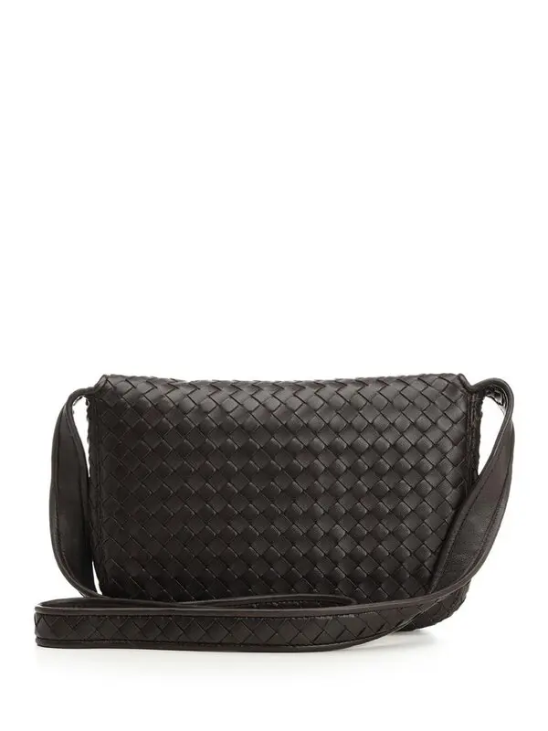 Bottega Veneta Veneto Flap-over Messenger Bag - Brown