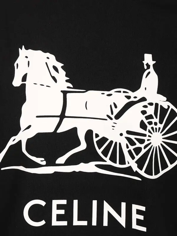 Celine Cotton Jersey T-shirt