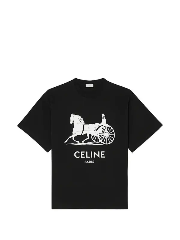 Celine Cotton Jersey T-shirt