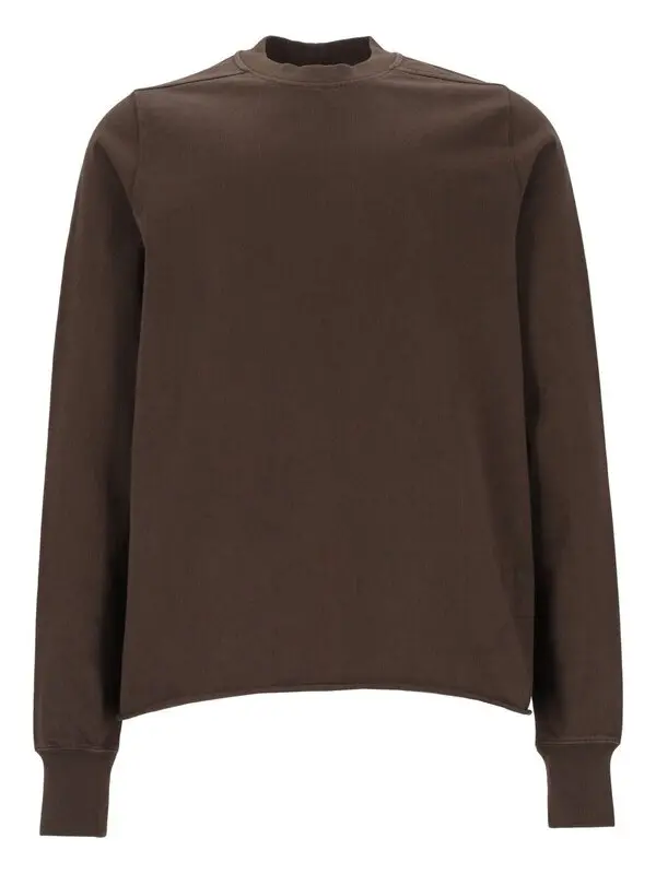 Rick Owens Cotton Jersey Sweatshirt - Brown