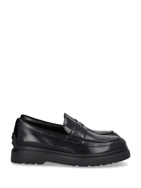 TOD'S Leather Moccasin - Black