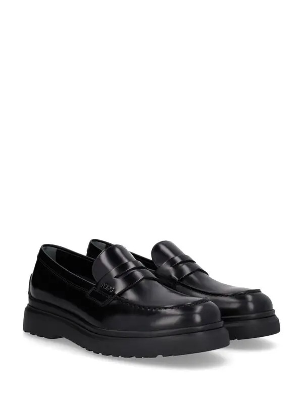 TOD'S Leather Moccasin - Black