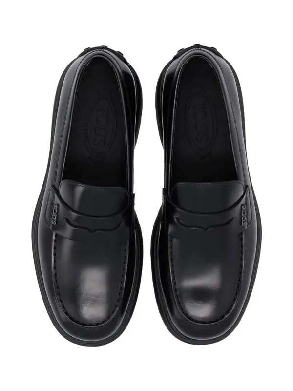 TOD'S Leather Moccasin - Black