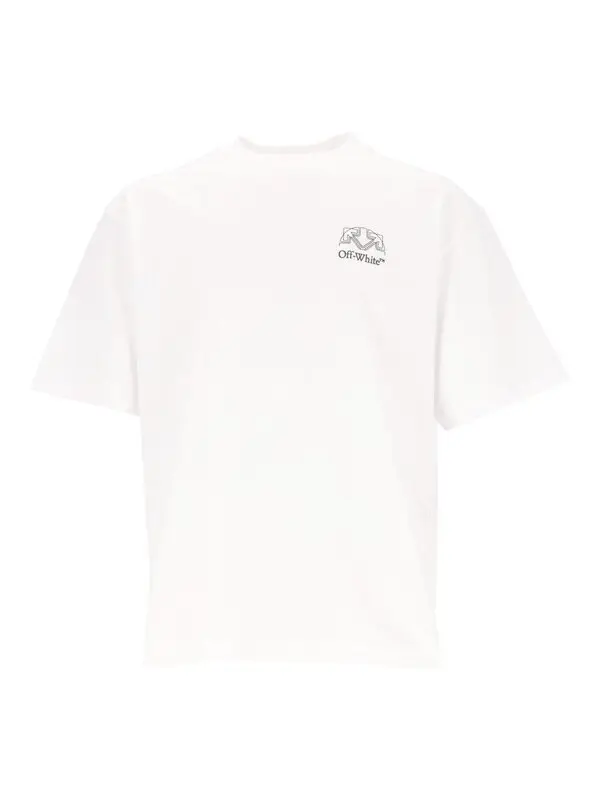Off-White Skate T-shirt Half Arrow - White