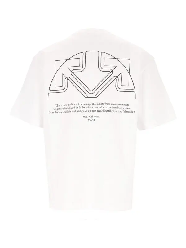 Off-White Skate T-shirt Half Arrow - White