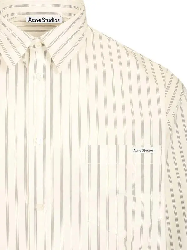 Acne Studios Striped Poplin Shirt