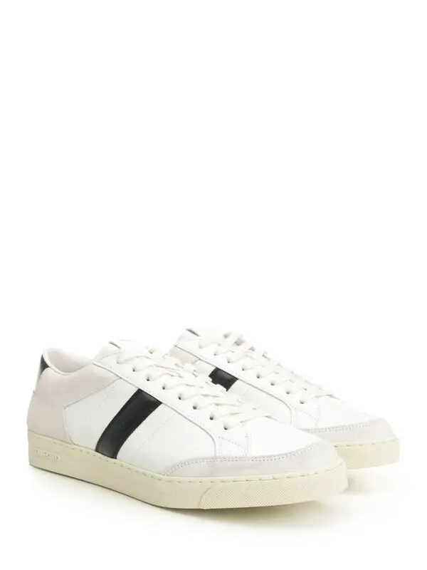 TOM FORD Leather Sneaker - White