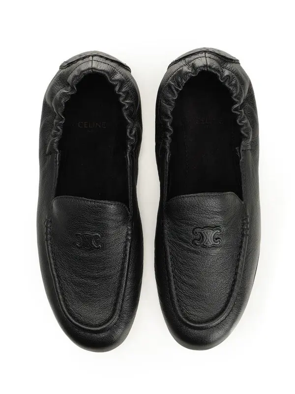 Celine Loafer With Triomphe Goatskin