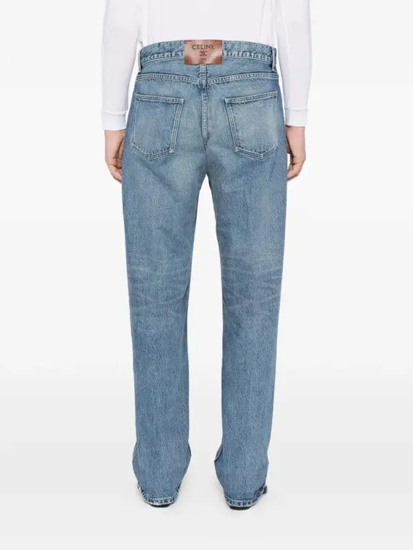 Celine 001 Boyfriend Jeans In Cotton Denim