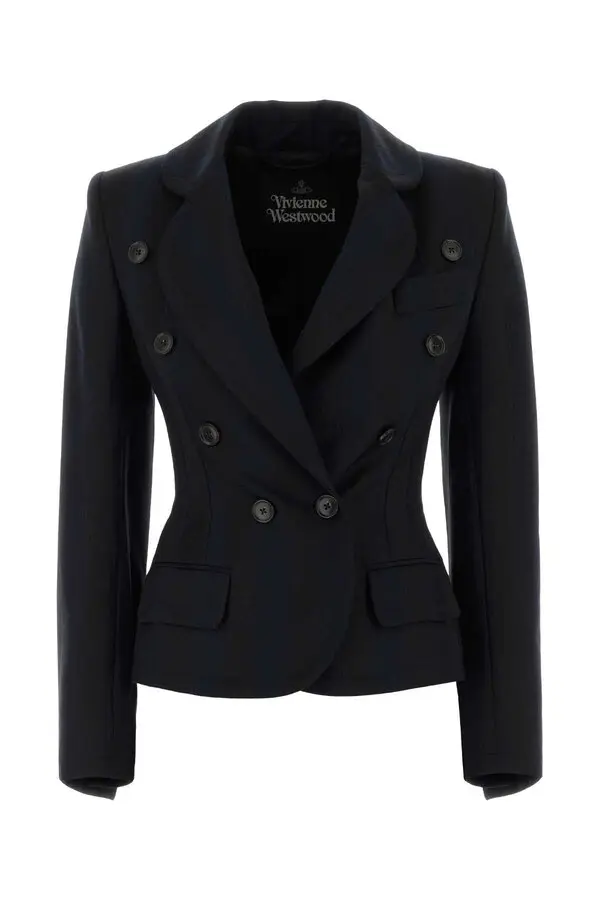 VIVIENNE WESTWOOD Embroidered Wool Georgia Blazer - Multicolor