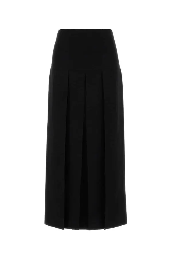 Alaïa Midi Skirt Textured Pleats - Multicolor