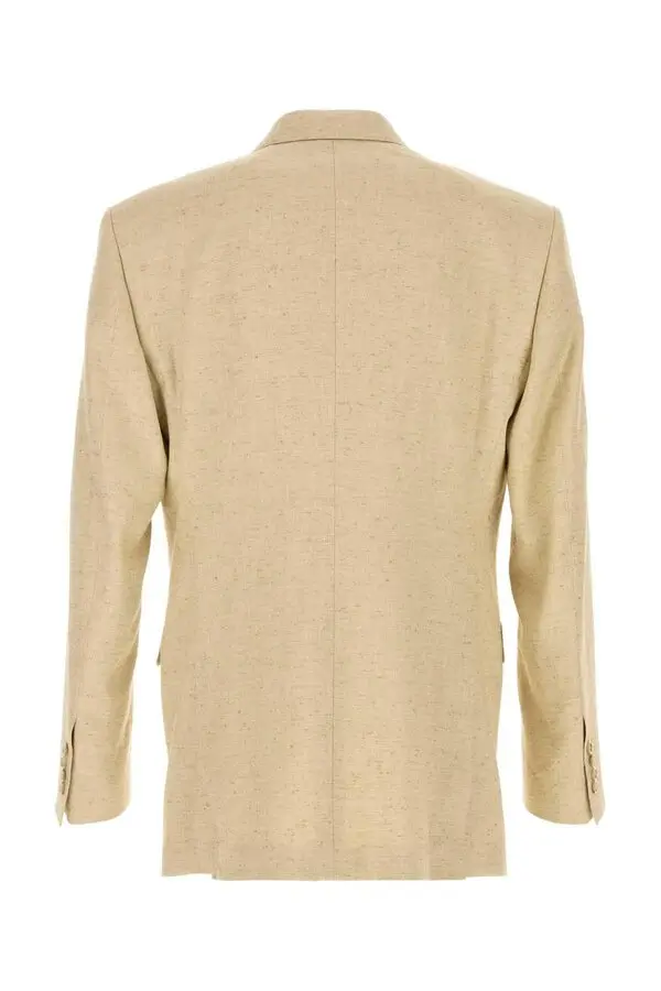 Dolce & Gabbana Sand Tweed Blazer