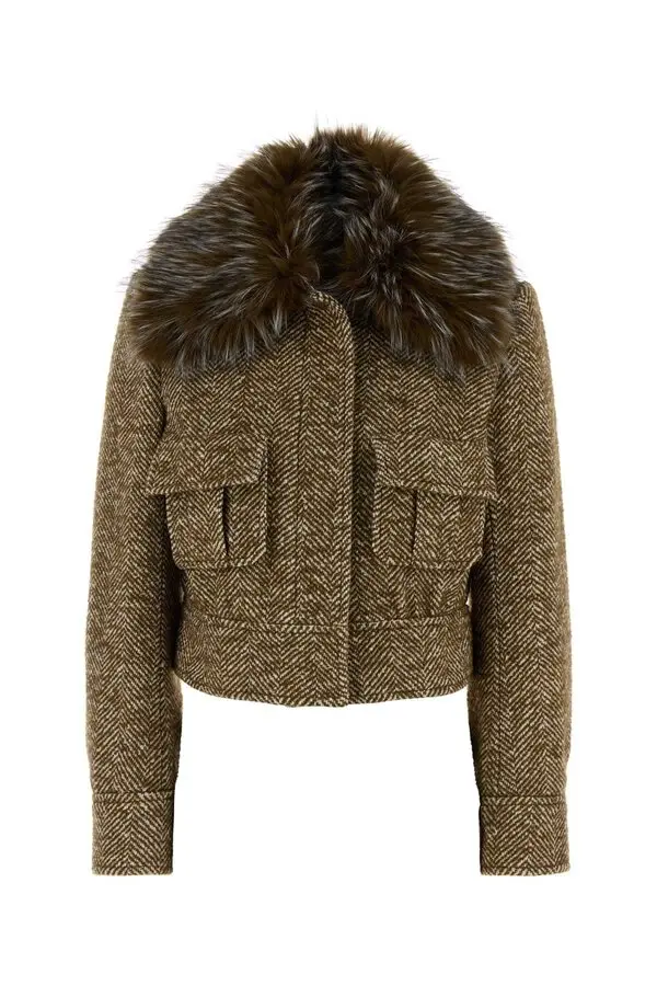 Zimmermann Two-tone Tweed Valiant Jacket - Multicolor