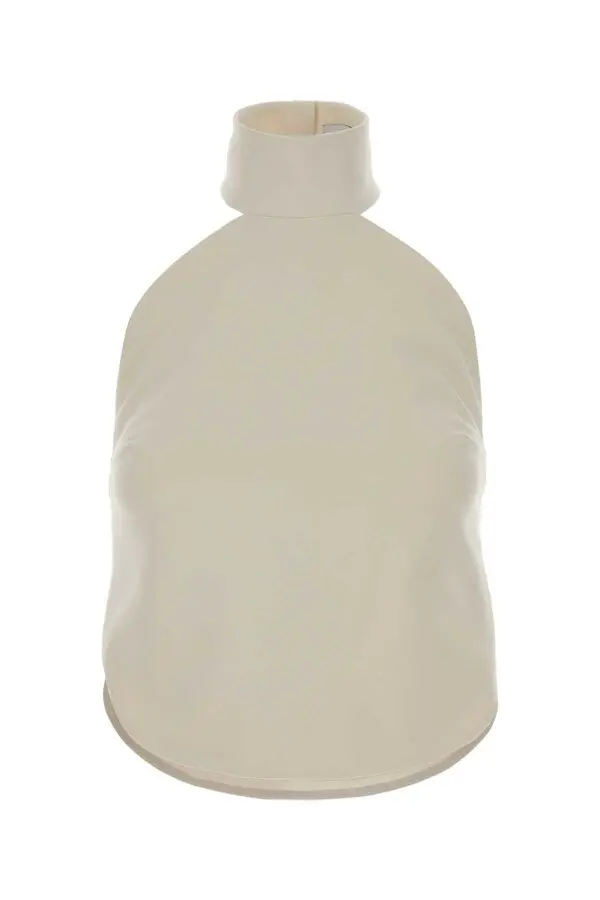 COURREGES Crepe Eclipse Top - White