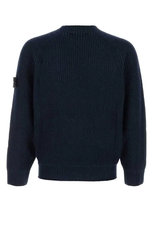 Stone Island Midnight Cashmere Blend Sweater - Blue