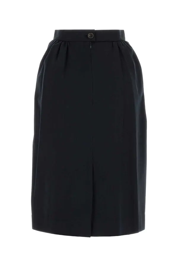 VIVIENNE WESTWOOD Midnight Cotton Blend Skirt - Blue