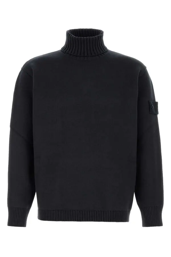 Stone Island Midnight Stretch Cotton Sweater - Blue