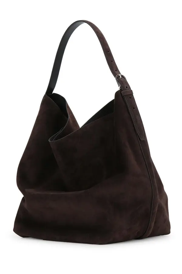 TOTEME Belted Suede Tote