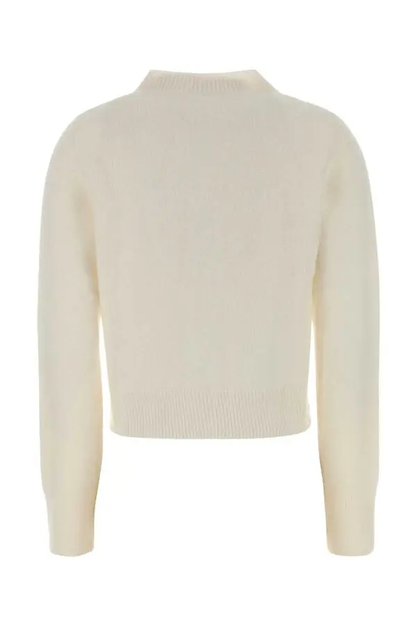 LISA YANG Ivory Cashmere Azalea Cardigan