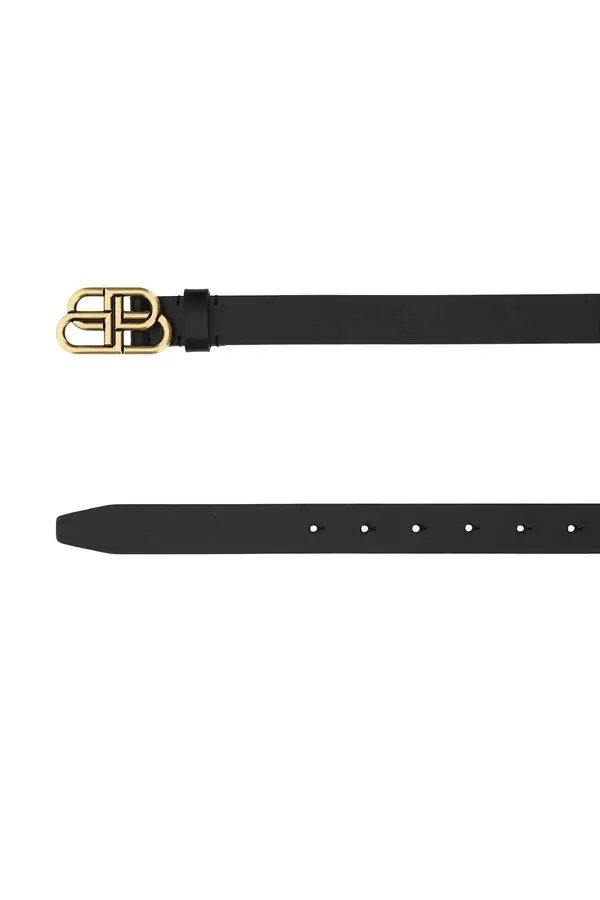 Balenciaga Leather Bb Belt