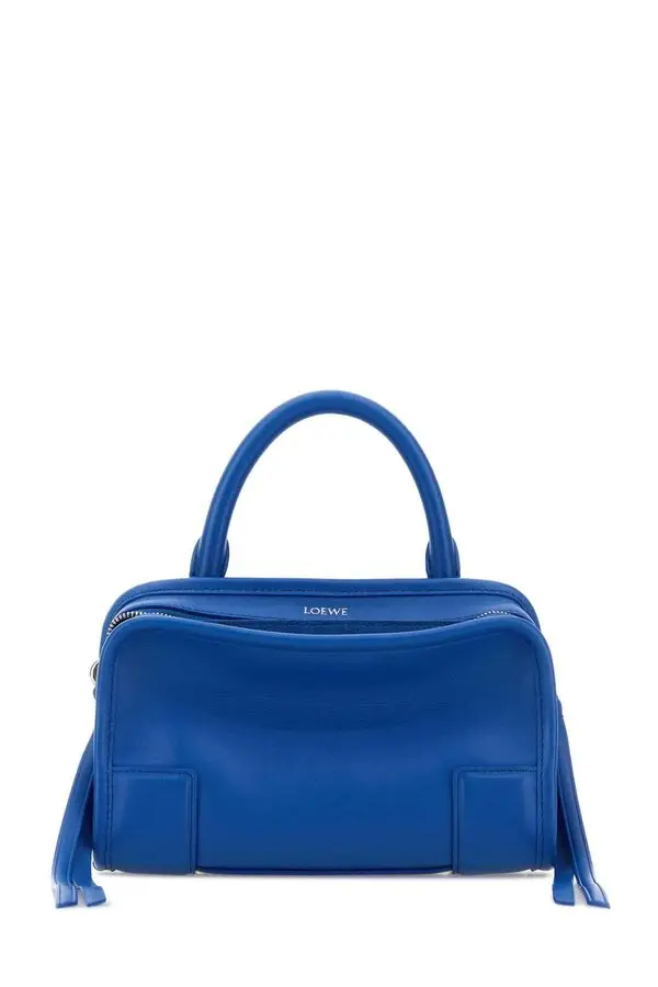 Loewe Leather Mini Amazona Handbag - Blue