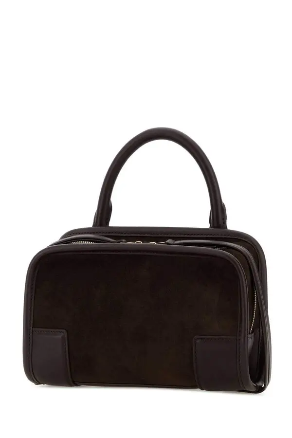 Loewe Dark Leather Mini Amazona Handbag