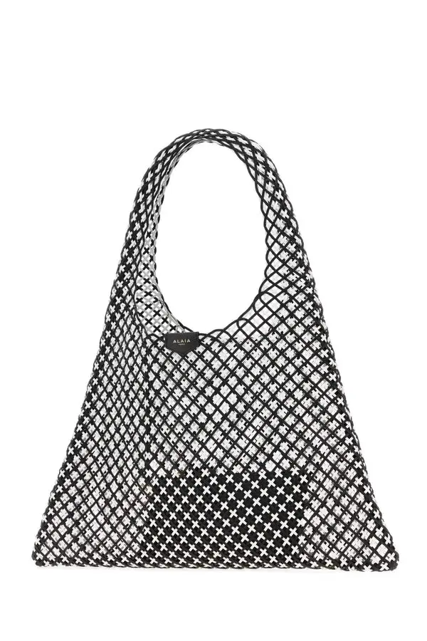 Alaïa Two-tone Mesh One Piece Shopping Bag