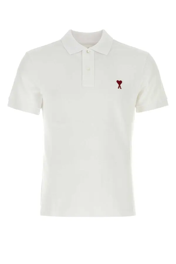 AMI Paris Piquet Polo Shirt