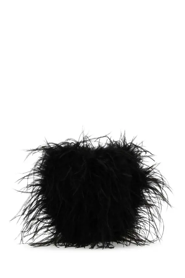 Alexander Wang Feathers Clutch